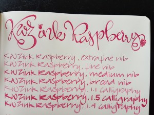 Ink review: KWZ Ink Raspberry – Janinescribbles