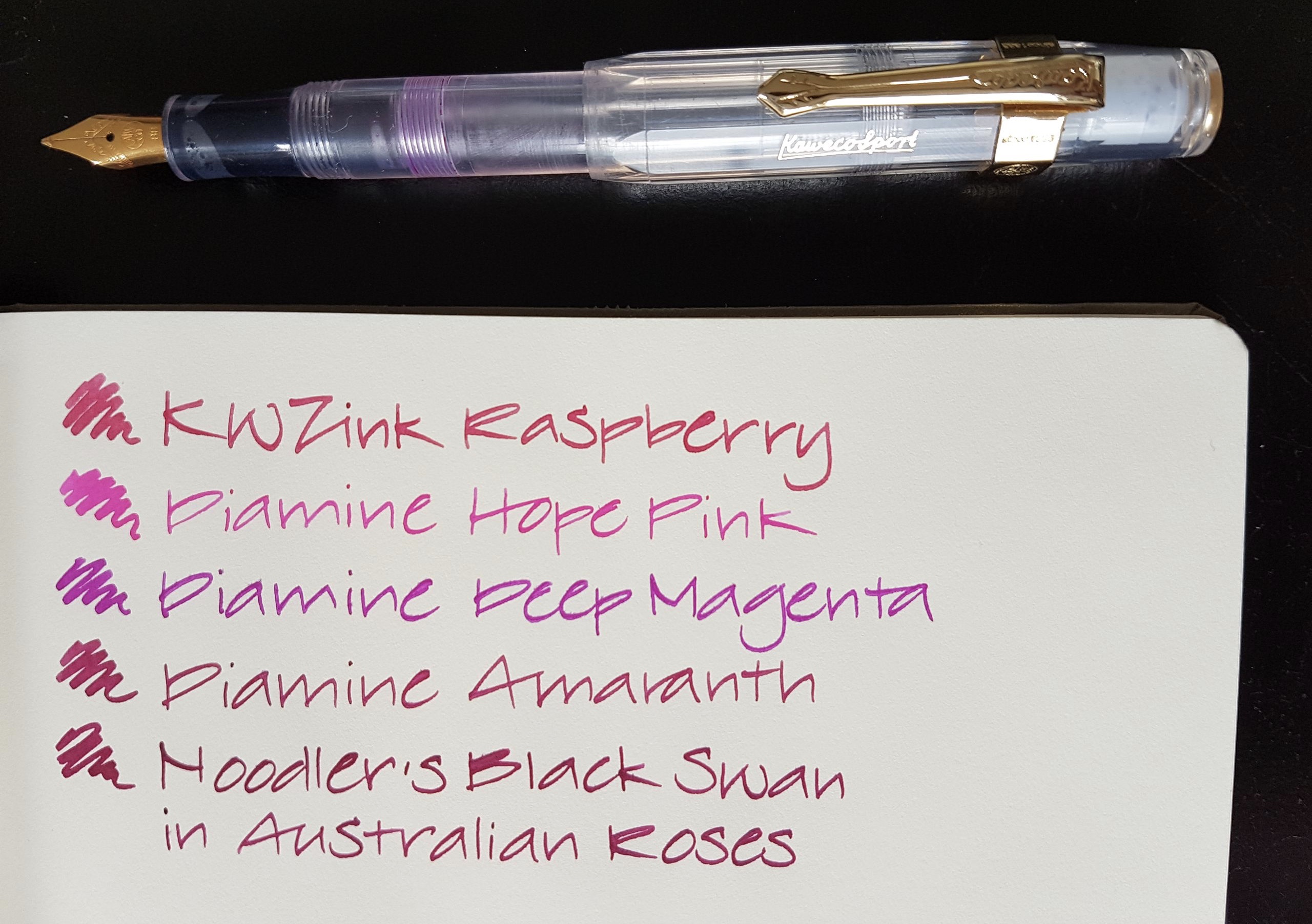 Ink review: KWZ Ink Raspberry – Janinescribbles